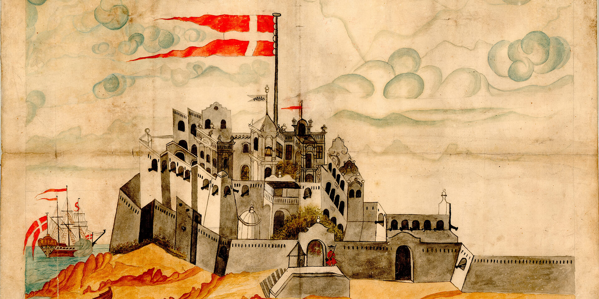 Osu Castle - Christiansborg Archaeological Heritage Project. Accra Ghana